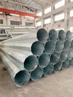 China Round Conical Column Automatic Welding Galvanized Electric Steel Pole for sale