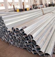 China Q355B Hot Dip Burial Type NEA Standard Galvanized Octagonal Steel Pole for sale