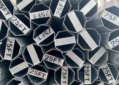 China 25ft High 2.5mm Thick Q345 Octagonal Shaped Electrical Power Pole for sale