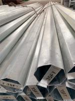 China 35ft Octagonal Hot Dip Galvanized Electric Burial Type Utility Pole for sale