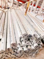 China Easy Maintenance Octagonal Galvanized 40ft Burial Type Electrical Power Pole for sale