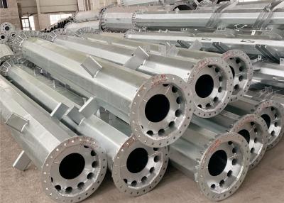 China 13m Double Circuit Hot Dip Galvanized Steel Tubular Pole for sale