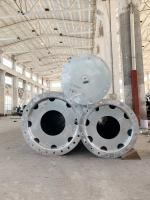 China 66KV Galvanized Electrical Transmission Steel Utility Poles With Zinc Coating for sale