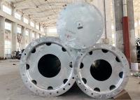 China 66KV Galvanized Electrical Transmission Steel Utility Poles With Zinc Coating for sale