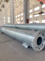 China 10M Galvanized tubular steel pole 110kv Voltage Painting Surface Coating for sale