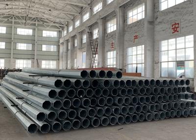 China Hot Dip Galvanized Steel Pole Philippines 45FT Distribution Pole Q355 Octagonal for sale