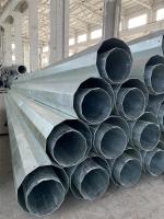 China 3.75mm Thick Q420 65ft hot dip galvanized dodecagonal electrical power pole for sale