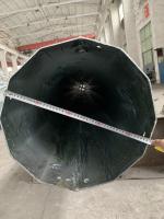 China 65ft 20m High 4mm Thick Q420 hot dip galvanized Power Transmission Poles for sale