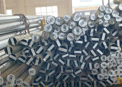 China Communication 25ft Height 2.5mm Thick Q345 Electrical Service Pole for sale