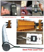 China 10 ~ 500KV Voltage Power Transmission Pole custmised Height Joint with insert mode for sale