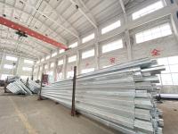 China Octagonal Q345 Hot Dip Galvanized Electric Power Transmission Steel Pole for sale