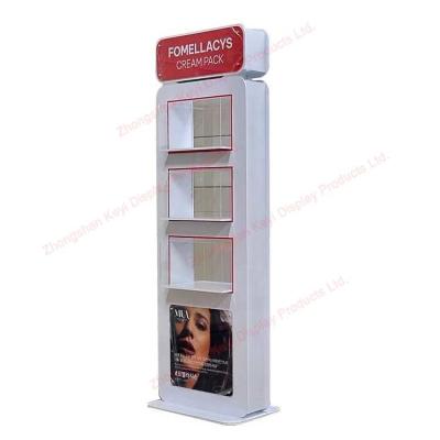 China Custom Retail Shop Furniture Display Stand Cosmetics Store Floor Perfume Display Rack for sale