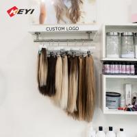 China Customize Hair Salon Furniture Sets Modern Design Hair Extension Display Rack Beauty Salon Products Display Furniture for sale