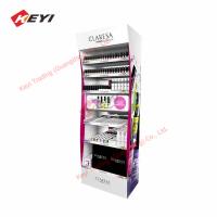 China Customized Shopping Mall Floor Stand Display Rack Retail Store Beauty Salon Furniture For Cosmetic Display Cabinet for sale