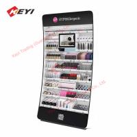 China Customized Shopping Mall Floor Stand Display Rack Retail Store Beauty Salon Furniture For Cosmetic Display Cabinet for sale