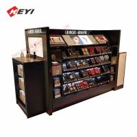 China Beauty salon cosmetic display stand cabinet paint simple modern special-shaped showcase skin care nail polish display for sale