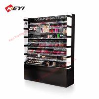 China Popular Customized Luxury Beauty Salon Showcase Perfume Cosmetic Store Display Cabinet Lipstick Display for sale