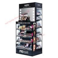 China Popular Customized Luxury Beauty Salon Showcase Perfume Cosmetic Store Display Cabinet Lipstick Display for sale