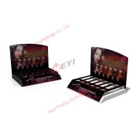 China Supermarket Shopping Mall Counter Desktop Custom Cosmetic Makeup Products Display Stand Lipstick Custom Display Cabinet for sale