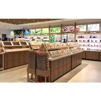 China Fashion Design Beauty Salon Make up Stand Showcase Retail Shop Decoration shelves for shops Cosmetic Display Cabinet for sale
