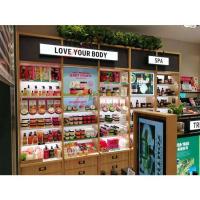 China High Quality Nice Design Oem Accept New Promotion Cosmetic Retail Makeup Products Display Shelves Cabinet for sale