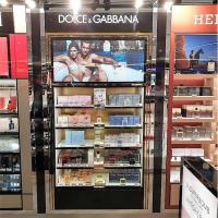 China High Quality Nice Design Oem Accept New Promotion Cosmetic Retail Makeup Products Display Shelves Cabinet for sale
