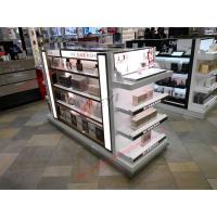 China retail store wooden display shelving gondola for customized supermarket equipment beauty salon studio cosmetic display for sale