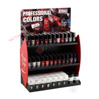 China High Density Broad UV Gel Nail Polish Makeup Cosmetic Display Stand Rack Shelf Nail Polish Display Cabinets for Shopping for sale