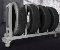 China OEM china commercial foldable heavy duty truck tire rack tyre racking for tyre storage for sale