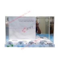 China New Design Factory Custom High-End Cosmetic Acrylic Display Stand Makeup Display Holder White Acrylic Stand For Products for sale