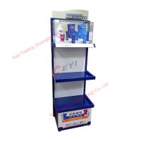 China Floor Standing Factory Price Custom Cosmetic Display Cabinet Wooden Makeup Display Rack for sale