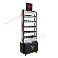 China Custom Design Factory Price Nail Polish Display Rack Single Side Multilayer Display Stand Cosmetic Display for sale