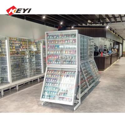 China Collectible Card Display Stand Cardboard Trading Card Display Case Baseball Sports Card Display Case With Clear Acrylic for sale