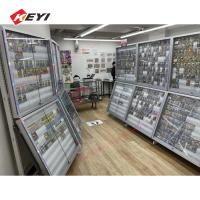 China Shopping Hobby Station Display Rack Trading Card Game Display Case Floor Stand Metal Adjustable TCG Display Fixtures for sale
