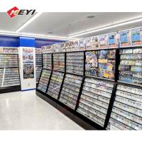 China Custom Professional Retail TCG Display Case Lockable Door Display Rack Trading Cards Game Display Baseball Card Racks for sale