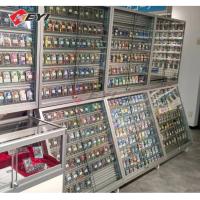 China Custom Professional Retail TCG Display Case Lockable Door Display Rack Trading Cards Game Display Baseball Card Racks for sale