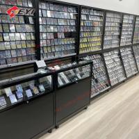China Custom Professional Retail TCG Display Case Lockable Door Display Rack Trading Cards Game Display Baseball Card Racks for sale