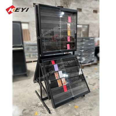 China Acrylic Graded Card Display Stand Collectible Lockable Sports Card Display Wall Trading Gift Card Display Stand for sale
