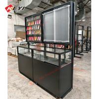 China LED Lighting Single Side Graded Card Showcases Display Stands With Sliding Lockable Doors for Retail Trading Card Store for sale