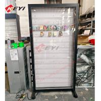 China Custom Metal Frame PSA TCG Cards Display Design Collectible Acrylic Game Cards Case Sports Trading Card Showcase With Led Lights for sale