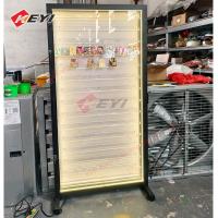 China Wall Mounted Graded sport card Trading Card Display Case 15 Rails Acrylic Trading card display stand for Wholesale for sale
