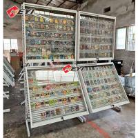 China Repostionable Rail Card Display Case Retail Wholesale Trading Card metal and acrylic Display rack for sale