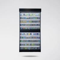 China TGC Store Trading Card Display Case Custom Retail Shop Sports Card Wall Display Showcase With Led Light for sale