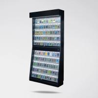 China LED Lighting Single Side Graded Card Showcases Display Stands With Sliding Lockable Doors for Retail Trading Card Store for sale