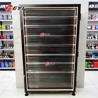 China Wall Mounted Graded sport card Trading Card Display Case 15 Rails Acrylic Trading card display stand for Wholesale for sale