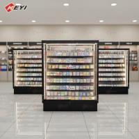 China Good Quality Customized Size High Definition Glass TCG Cards Cabinet Free-Stranding Metal Frame for Pokémon Card Display for sale