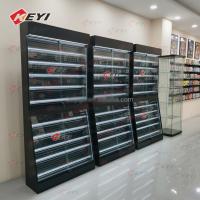China Good Quality Customized Size High Definition Glass TCG Cards Cabinet Free-Stranding Metal Frame for Pokémon Card Display for sale