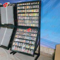 China KEYI Clear Acrylic Baseball Sports Card Display Stand Collectible Card Trading Card Pokemon CGC/BGS/SGC Graded Card Slab Display for sale