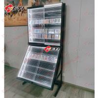 China Factory Floor Standing Clear Acrylic Metal Trading Card Display Cabinet Collectible Baseball Sports Card Case Adjustable Rails Display Showcase with Lockable Doors Display Rack for sale