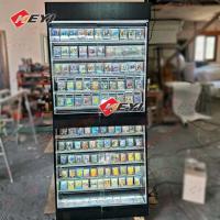 China Single Sided Trading Card Display Case With Led Light Factory Custom TGC Store Graded Sports & Baseball Card Display Showcase for sale